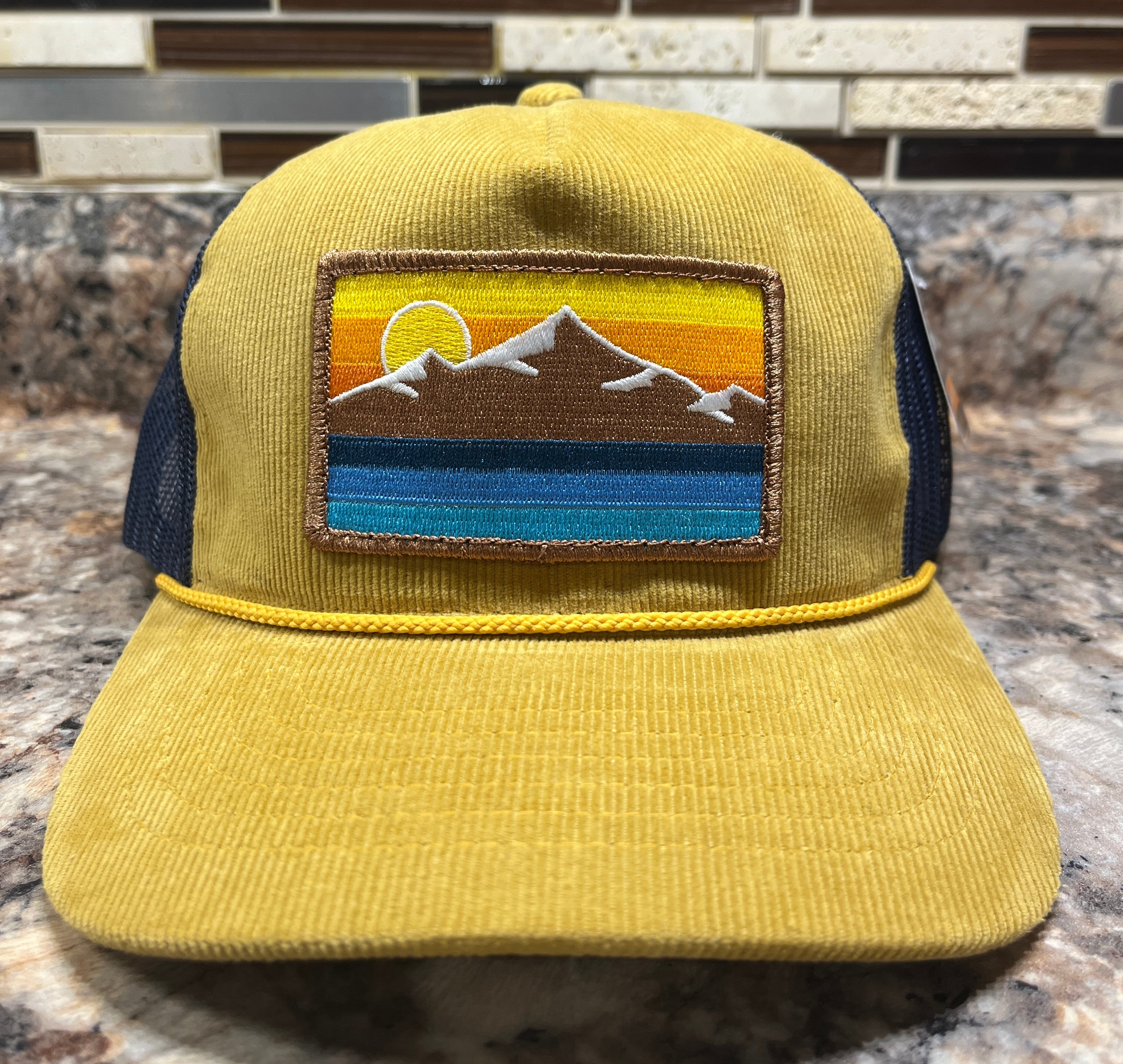 Mountain Sunset patch hat – Homeys Head Vibes